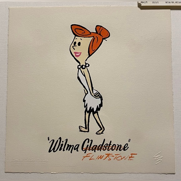 THE FLINTSTONE | Art | Hanna Barbera Limited Edition Framed Animation ...